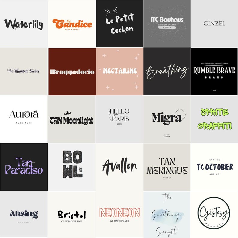 The Ultimate 85 Fonts – Best Curated Font Bundle for Designers, Digital ...