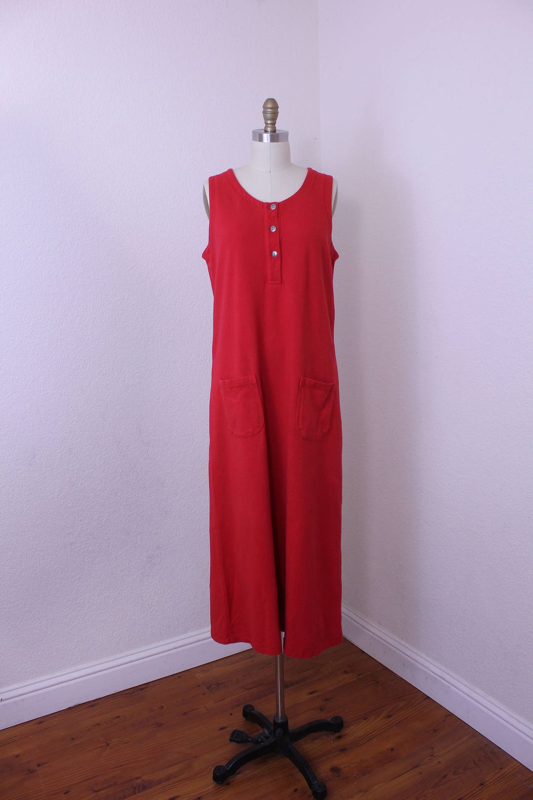 Vintage Red Shift /jumper Dress by WHITE STAG Size 12/14 - Etsy