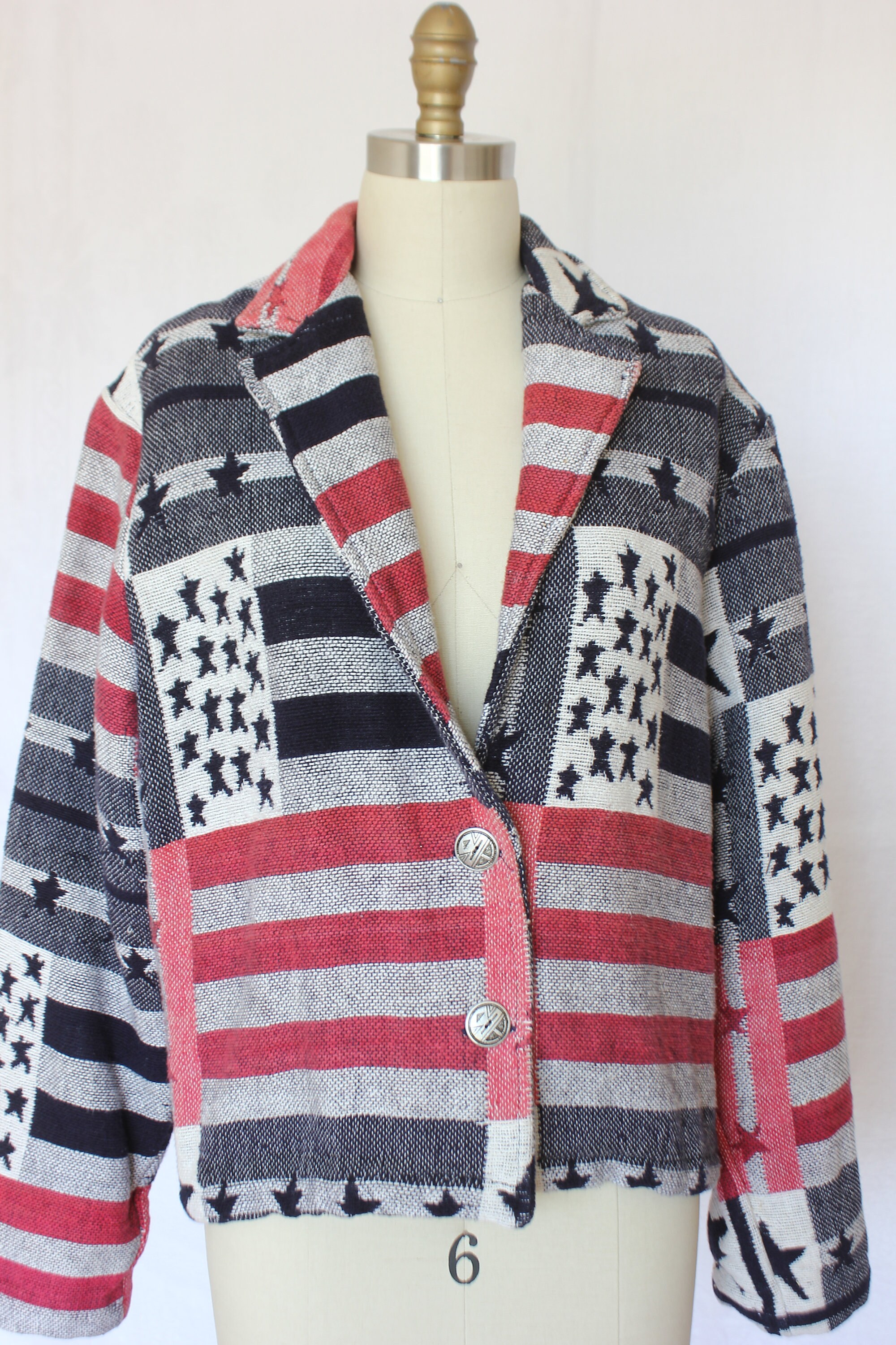 American Flag Jacket / Patriotic Jacket - Etsy