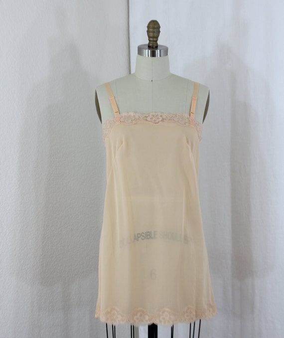 Short Nightie Full Slip For Short or Mini Dress by D… - Gem