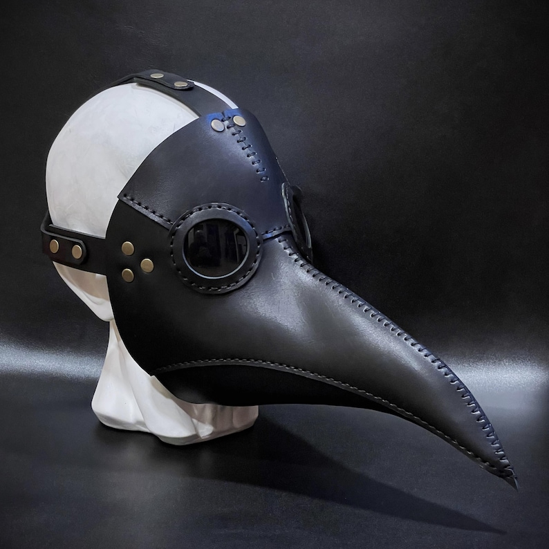 Plague Doctor Mask - Plague Doctor Costume - Leather Plague Doctor Mask ...