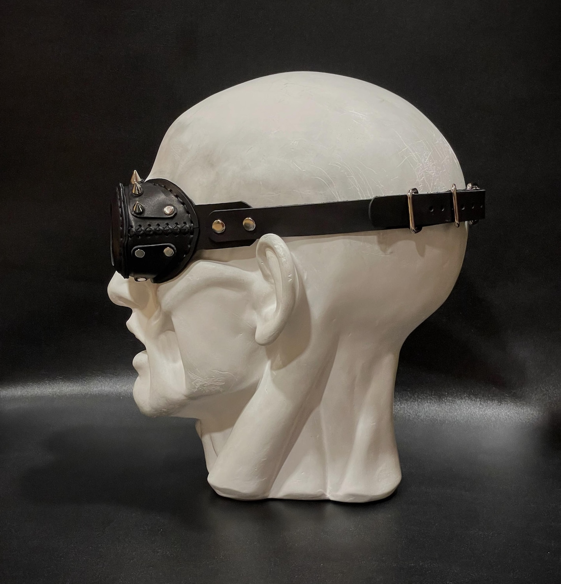 Steampunk Sunglasses - Leather Goggles Cosplay - Burning Man Goggles ...