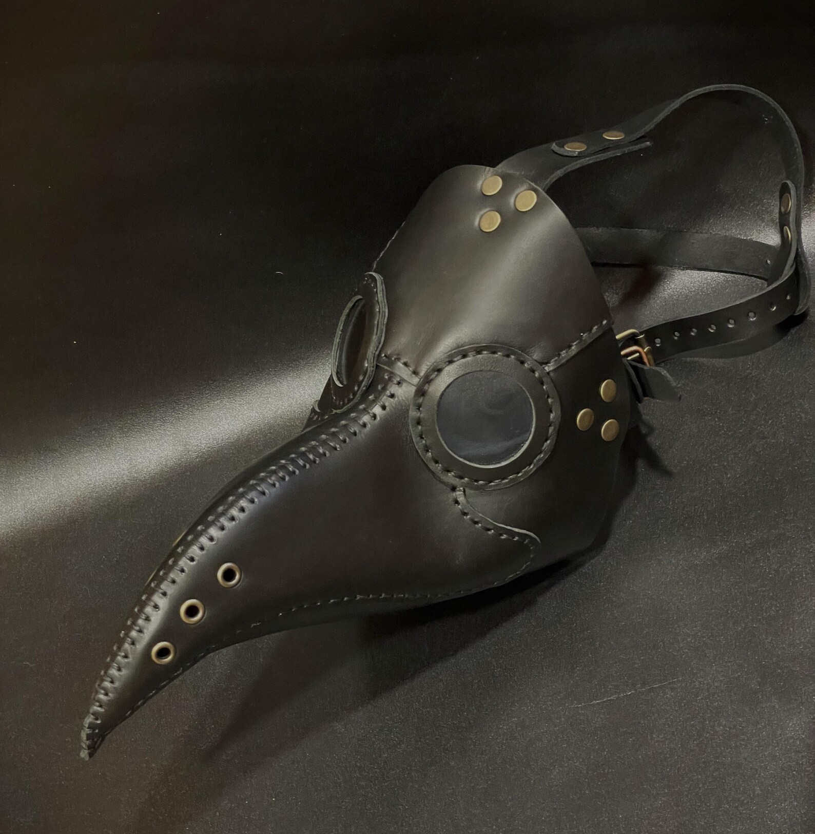 Plague Doctor Mask - Plague Doctor Costume - Leather Plague Doctor Mask ...
