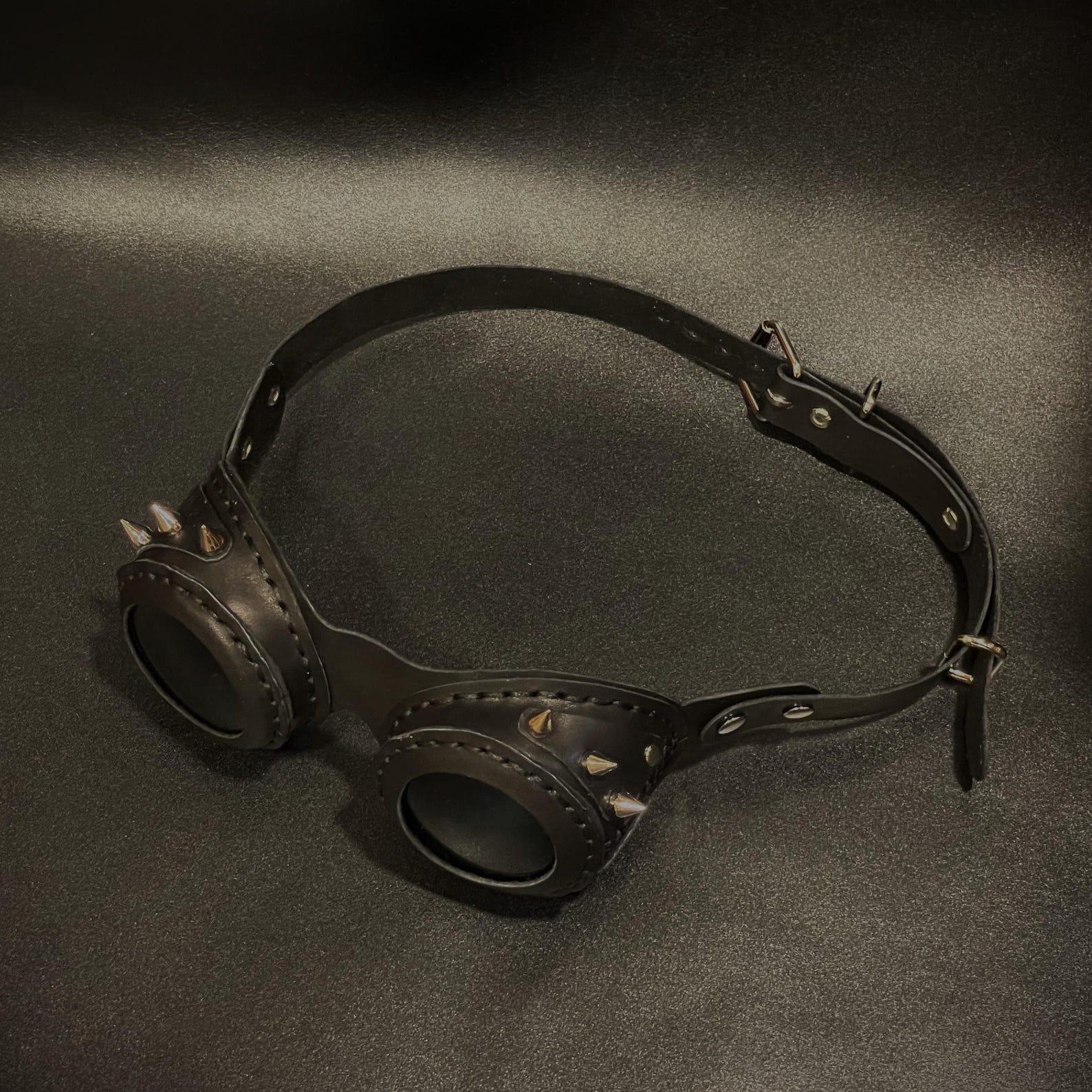 Steampunk Sunglasses - Leather Goggles Cosplay - Burning Man Goggles ...
