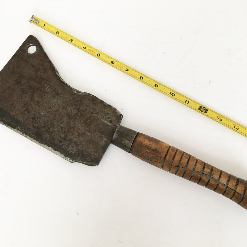 Antique Meat Cleaver - Etsy