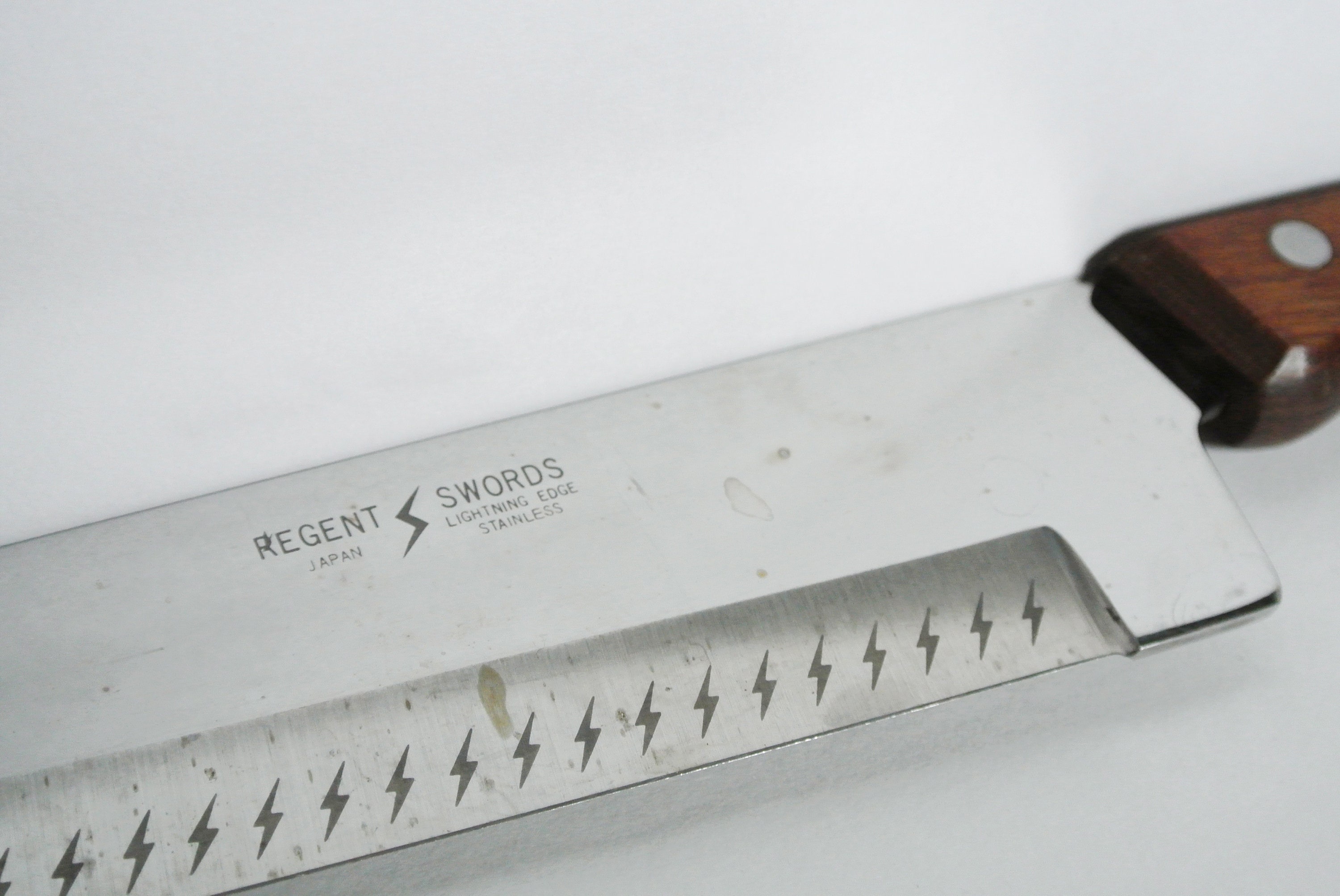 Vintage Regent Swords Japan Lightning Edge Stainless Steel Kitchen ...