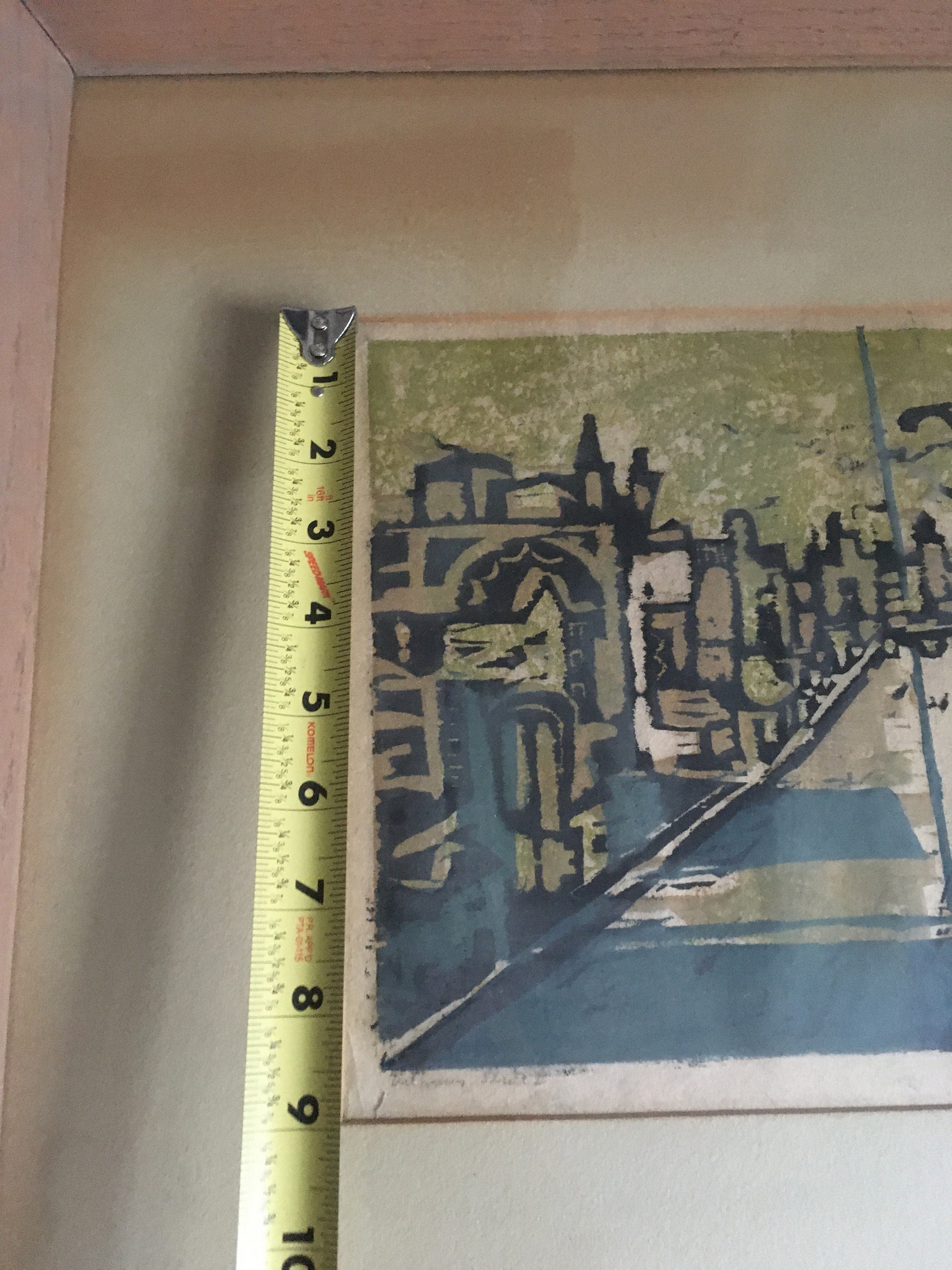 Vintage Antique John Bernhardt Art Print New York City - Etsy