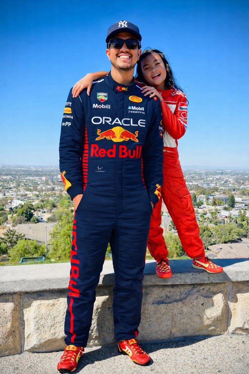 Kids and Adults Racing Suits - F1 Driver- Formula 1 Racers - Matching ...