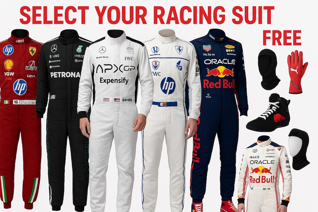 Kids and Adults Racing Suits - Baby Driver - Formula 1 Racers ...