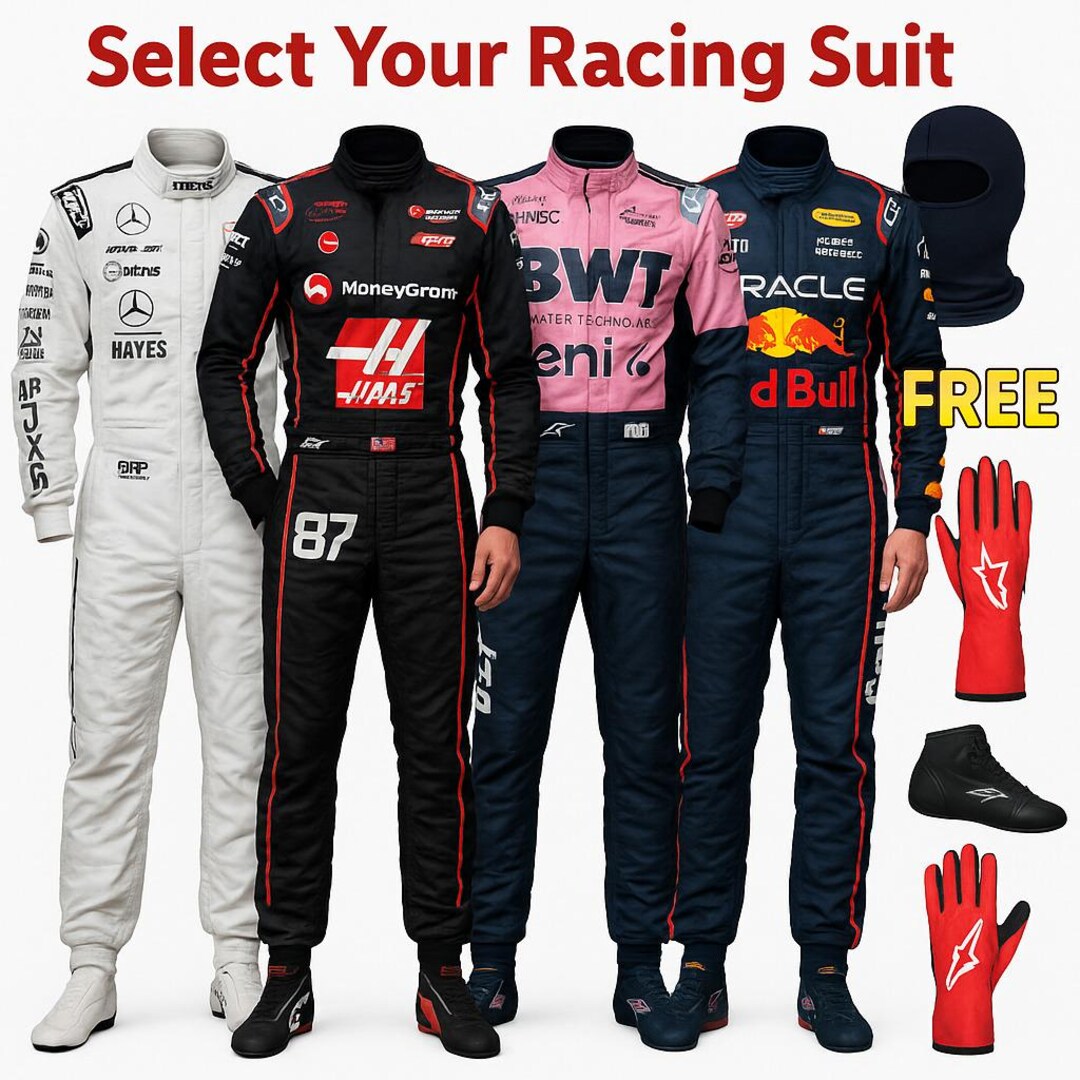 Kids and Adults Racing Suits - Baby Driver - Formula 1 Racers ...
