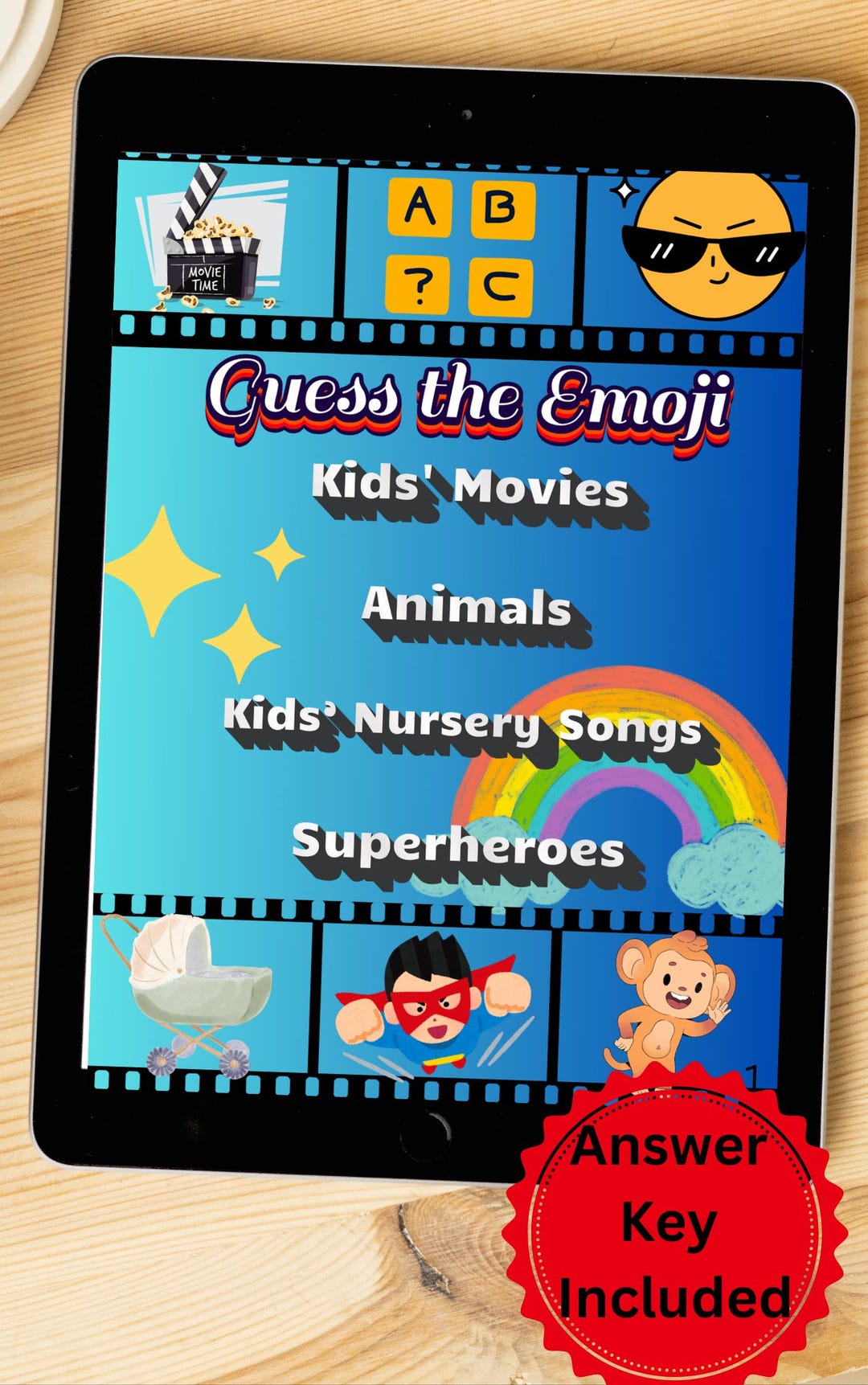 Guess the Emoji Game | Kids Printable Party Game | Fun Family Activity ...