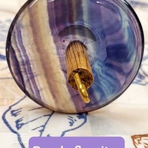Top Whorl Drop Spindle, Fancy Stone - Etsy