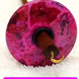 Top Whorl Drop Spindle, Fancy Stone - Etsy