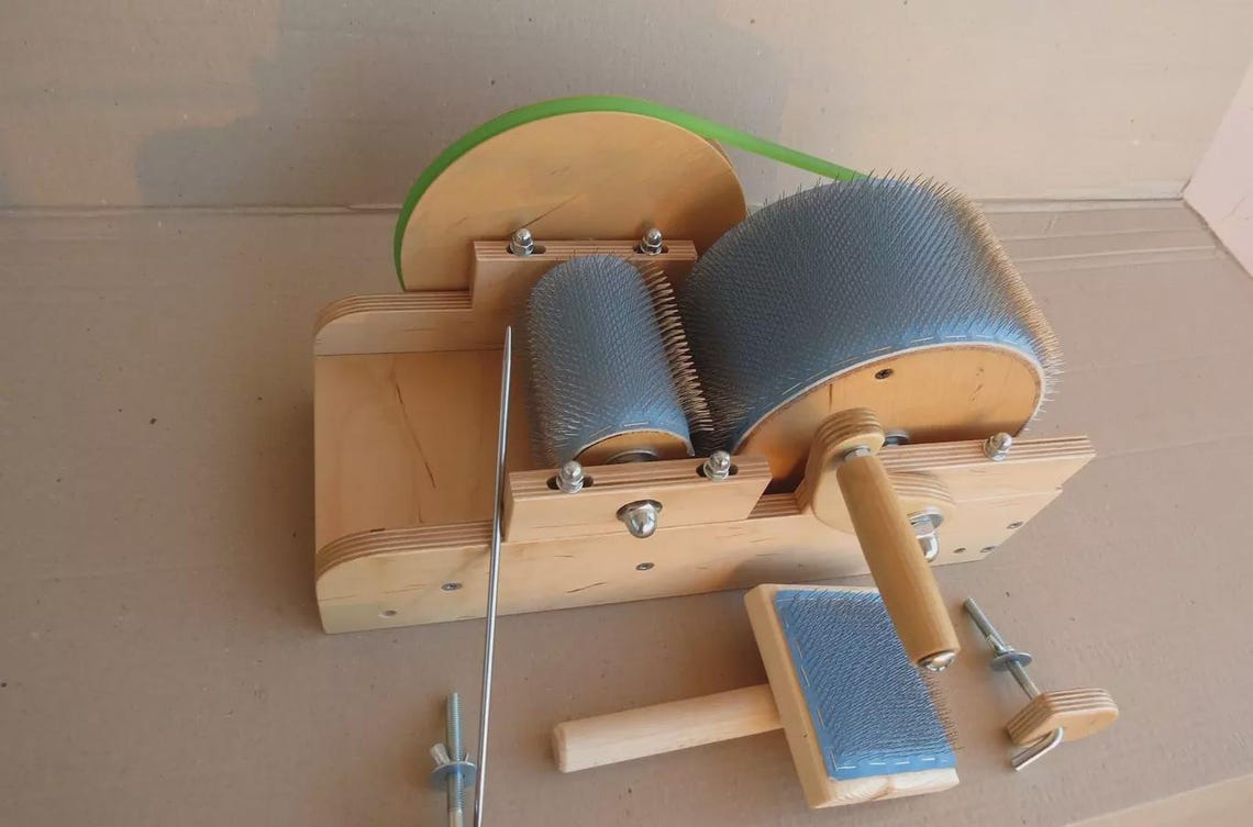 DIY Drum Carder Plans Hand Crank Wool Carder Step-by-step Guide - Etsy