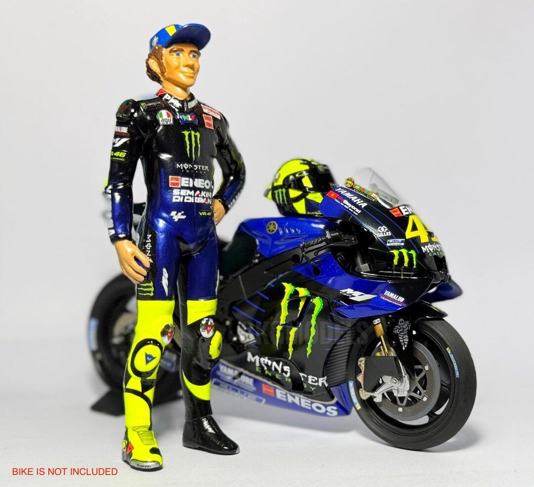 1/12 Scale Motogp Rider Figurine Valentino Rossi Poses 2019 - Etsy