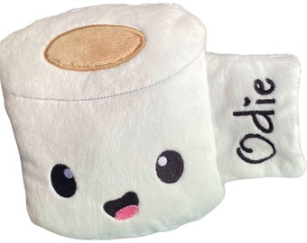 Toilet Paper Plush Dog Toy Etsy