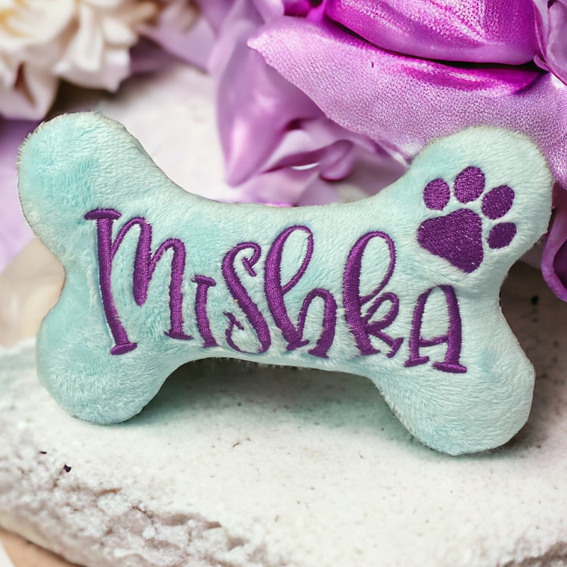Embroidered Plushie Dog - Etsy