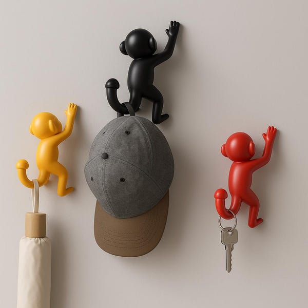 Monkey Wall Hook - Etsy