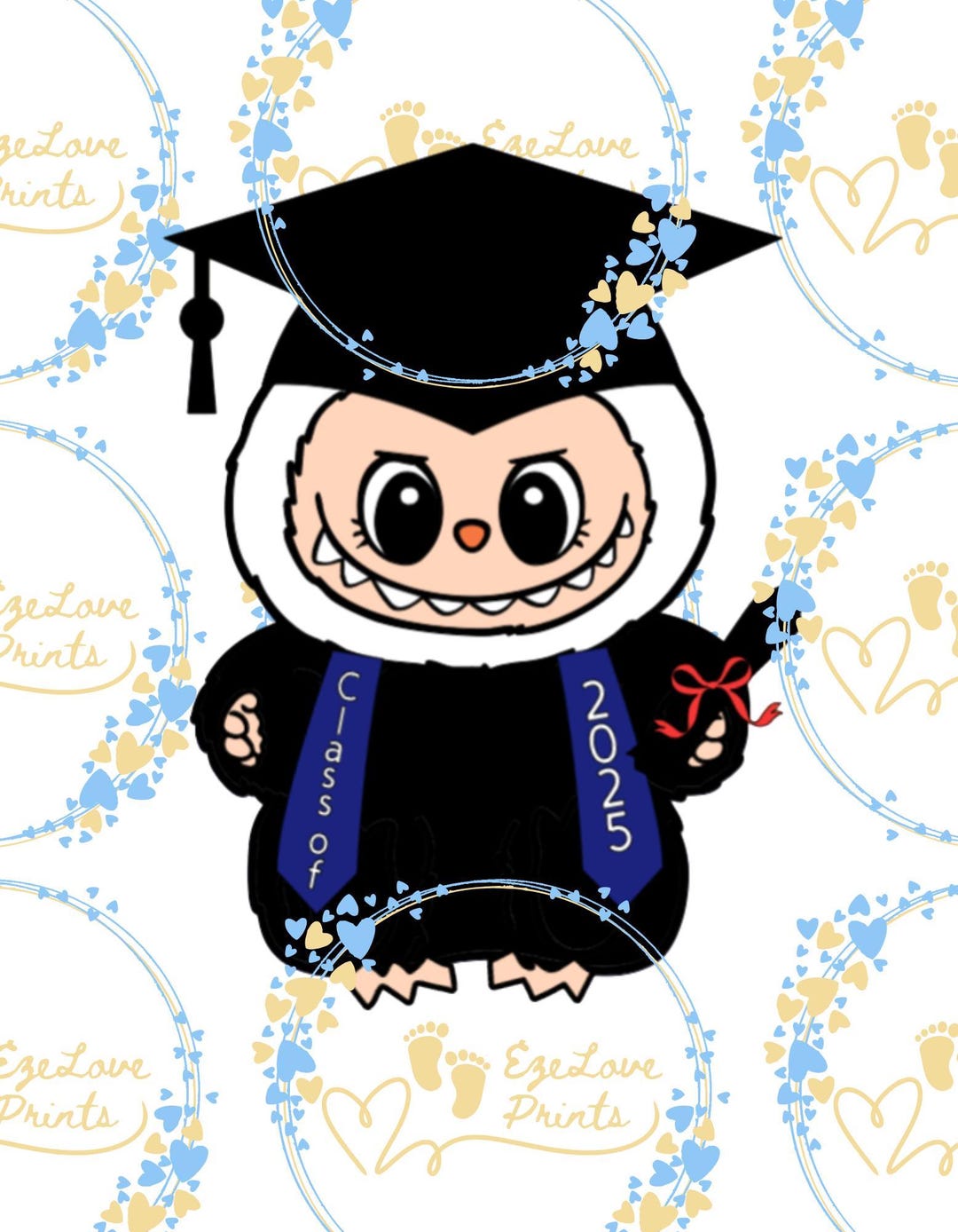 Buy Graduation Labubu PNG, JPG, SVG Digital Download, Graduation Design ...