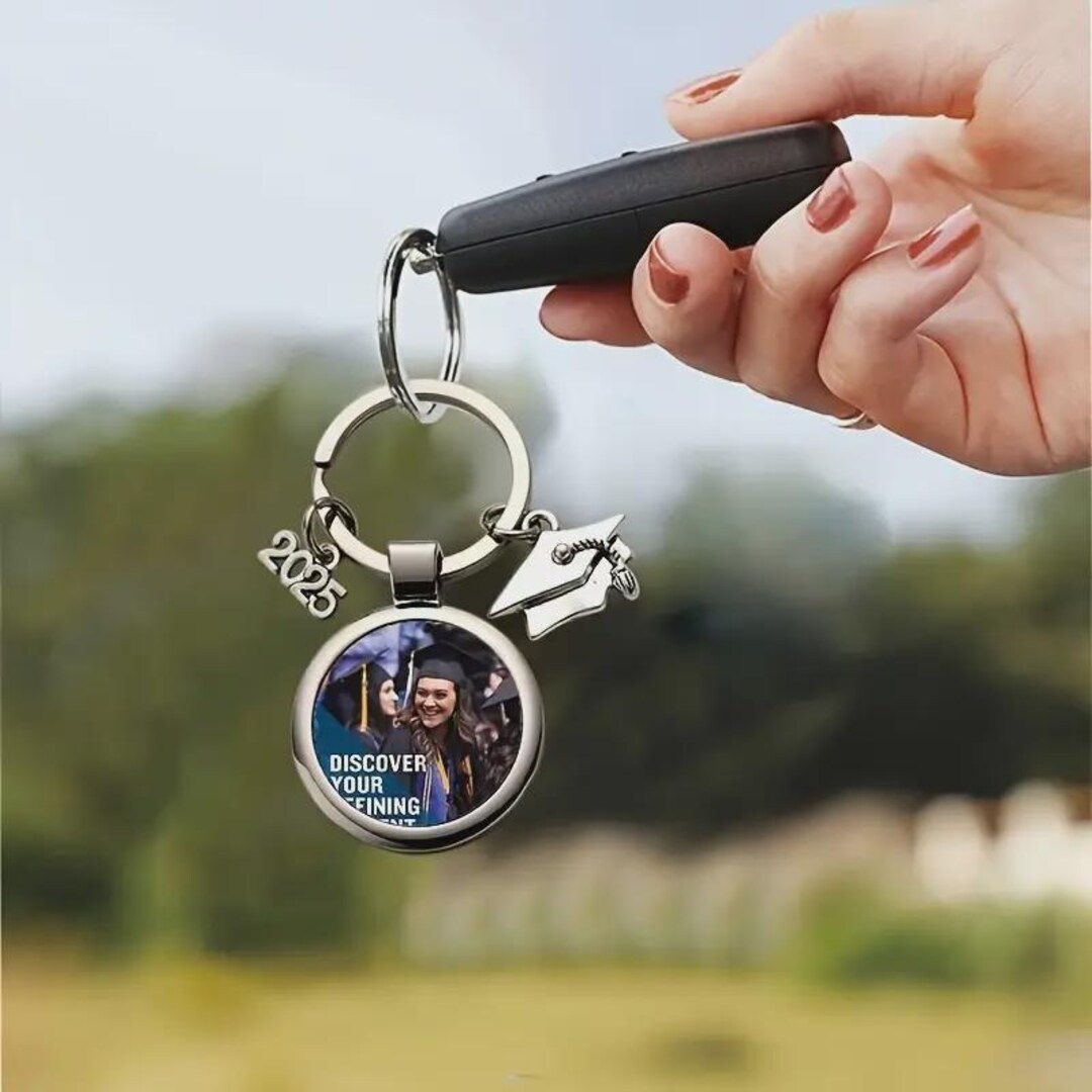 Personalized Graduation Keyring, Class of 2025, Custom Graduation ...