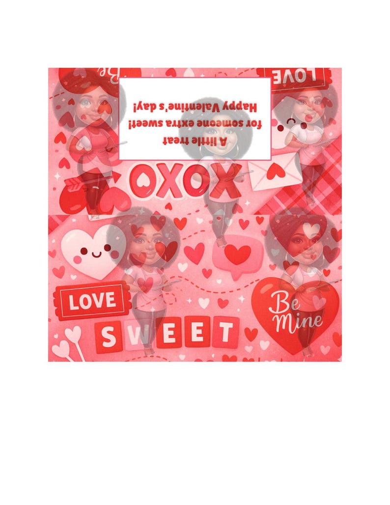 Valentine's Treat Bag Topper Printable - Etsy