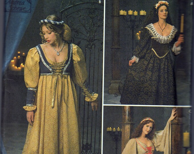 Sewing Pattern Simplicity 8192 Renaissance Gown Costume - Etsy