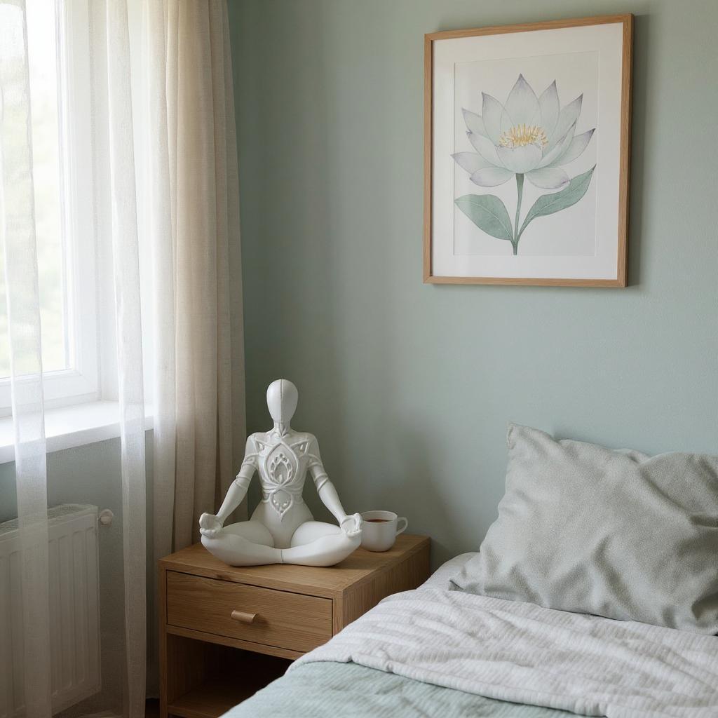 Yoga Pose Statue Set of 3: Minimalist Meditation Figurines - Etsy