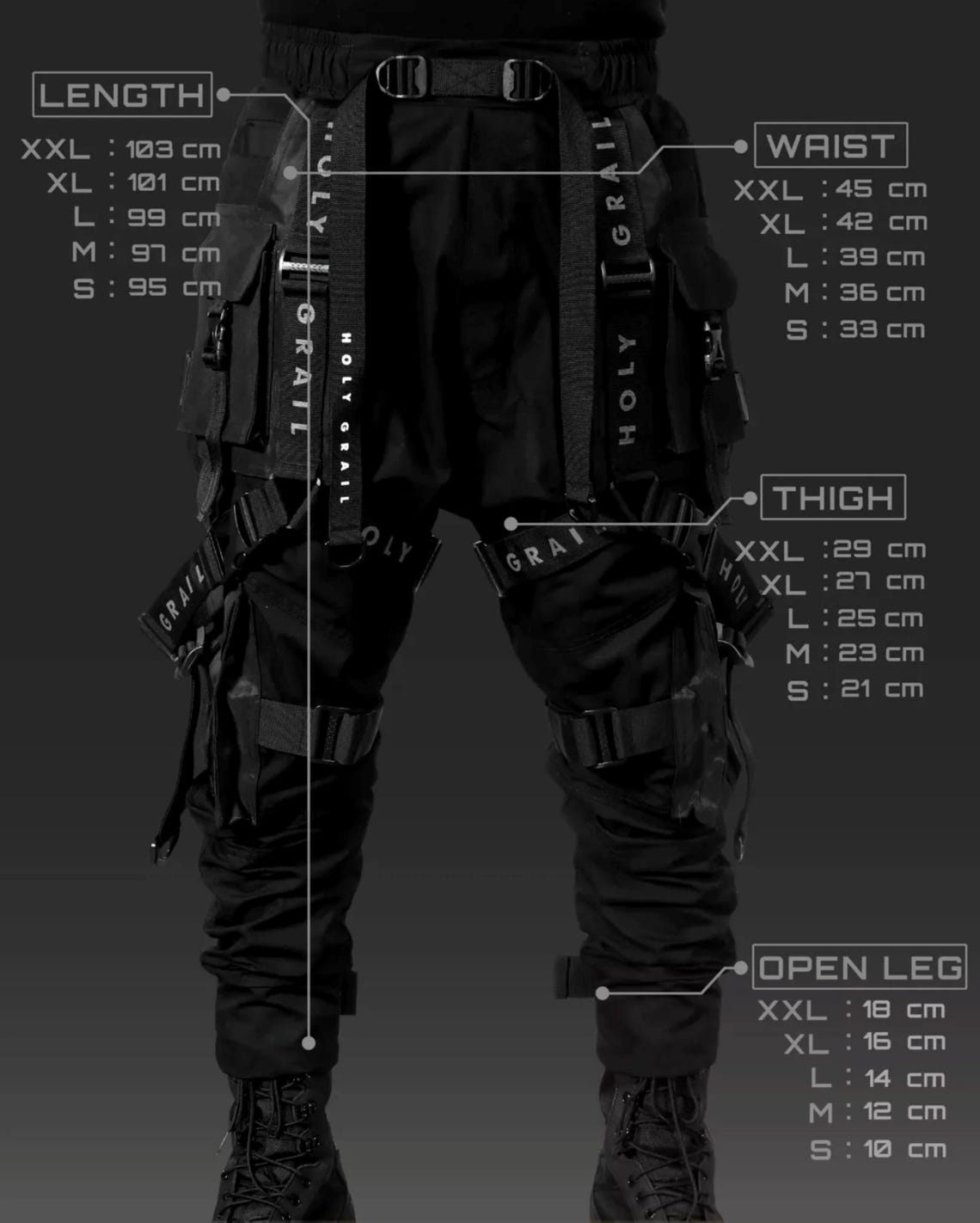 Techwear Streetwear Cosplay Holygrail Yellow Streetwear Techwear Heavy ...