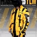 Techwear Streetwear Cosplay Futuristic Yellow Jacket Hoodie Full Zip ...
