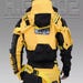 Techwear Streetwear Cosplay Yellow Jacket Hoodie Full Zip Buckle ...