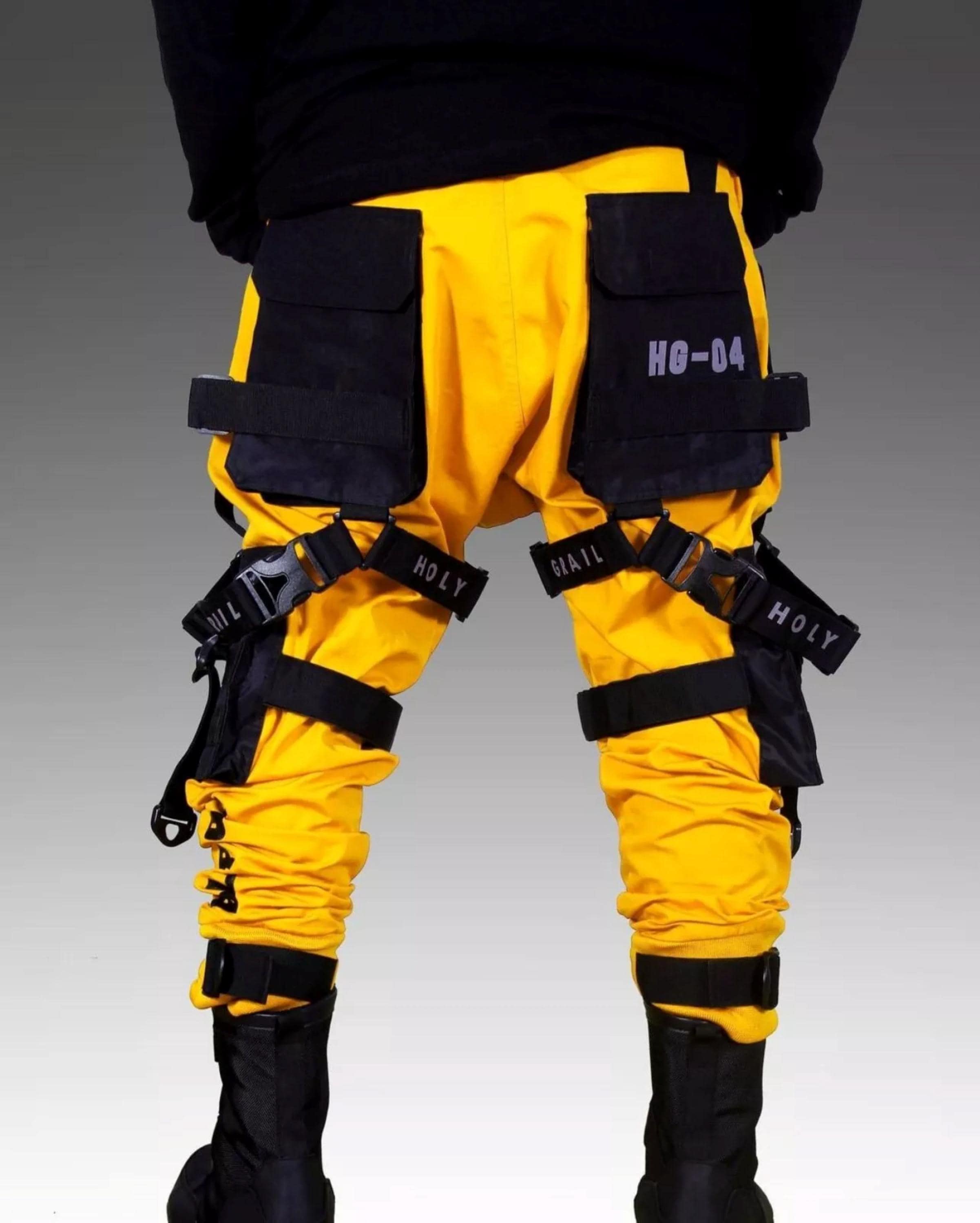 Techwear Streetwear Cosplay Holygrail Yellow Streetwear Techwear Heavy ...
