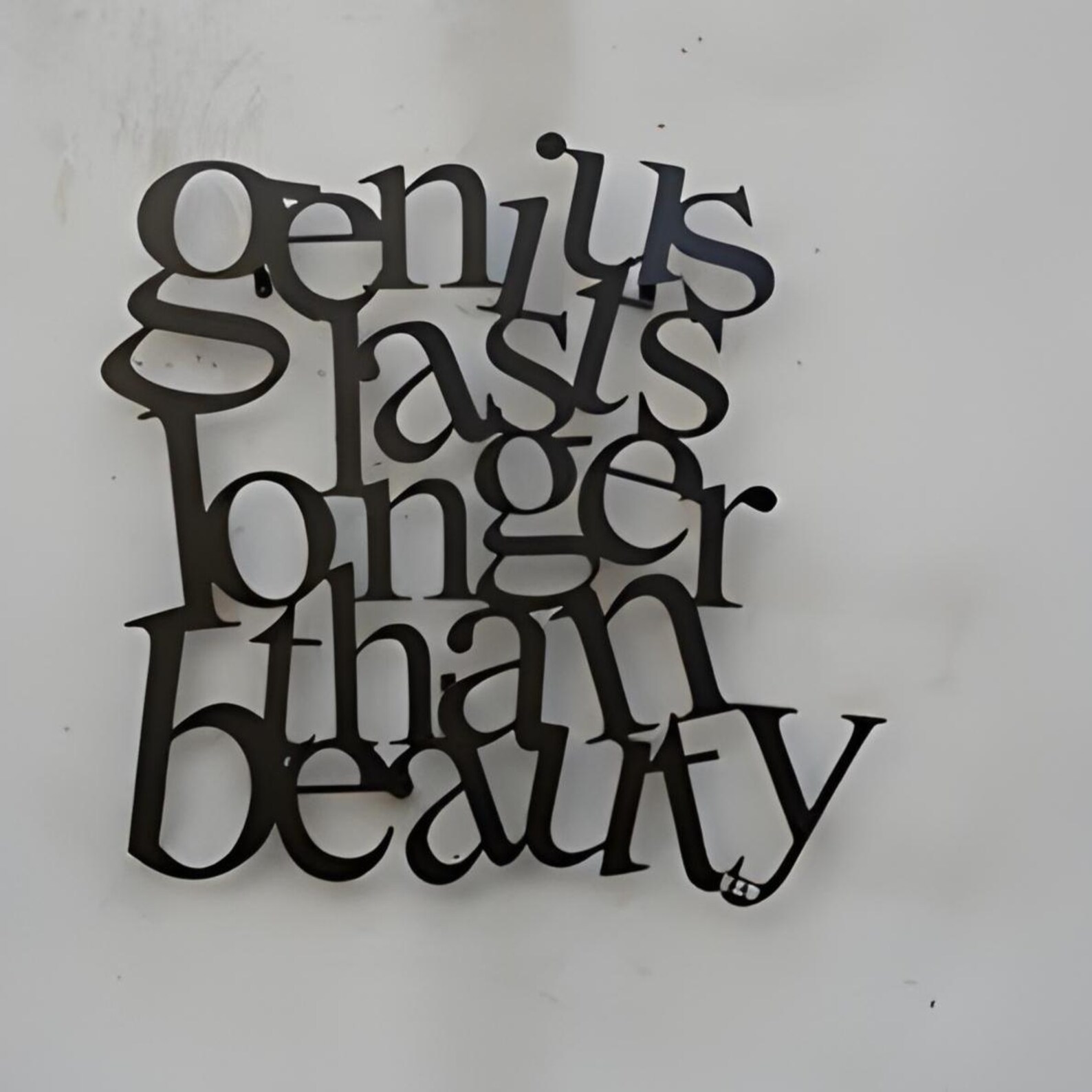 Ceiling Mounted Metal Letters, Laser Cut Metal Letters, Custom Monogram ...