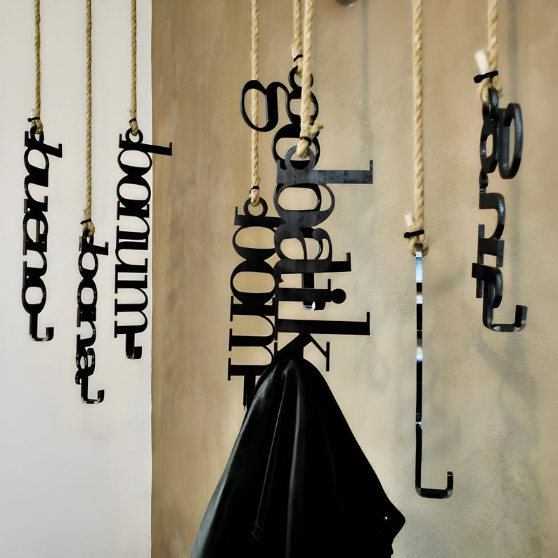 Ceiling Mounted Metal Letters, Laser Cut Metal Letters, Custom Monogram ...