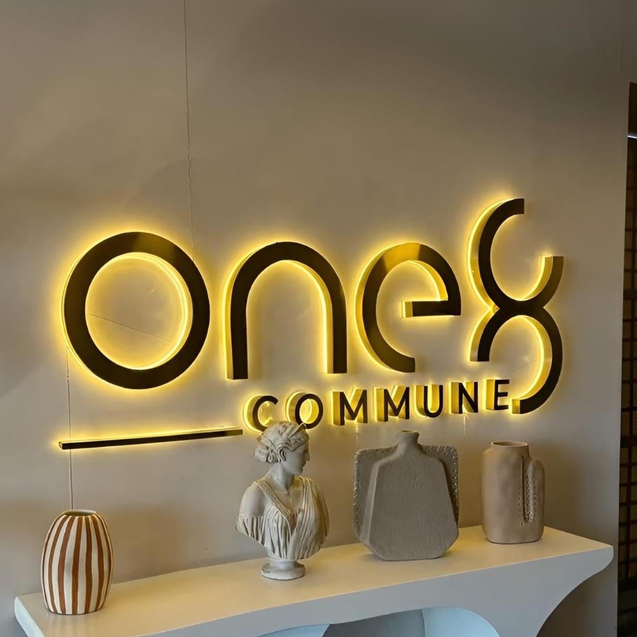 Backlit Sign, Beauty Salon Sign, Reception Logo Sign, Illuminated ...