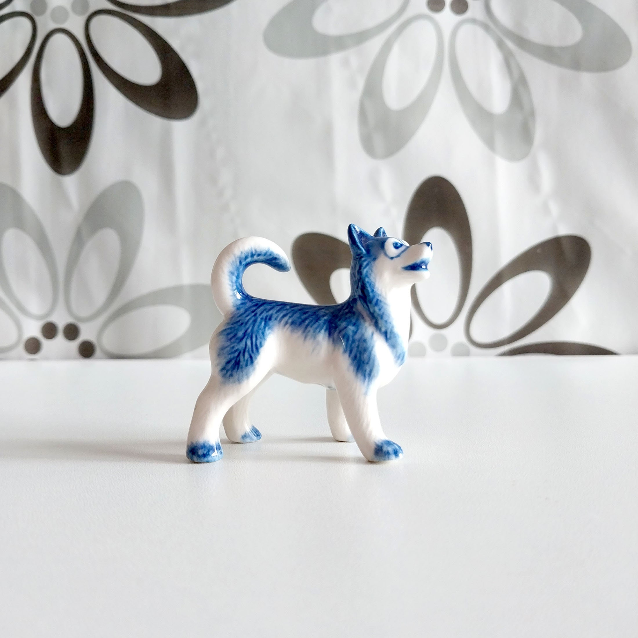 Adopt a Little Friends Small Ceramic Dog Figurines, Miniature Animal ...