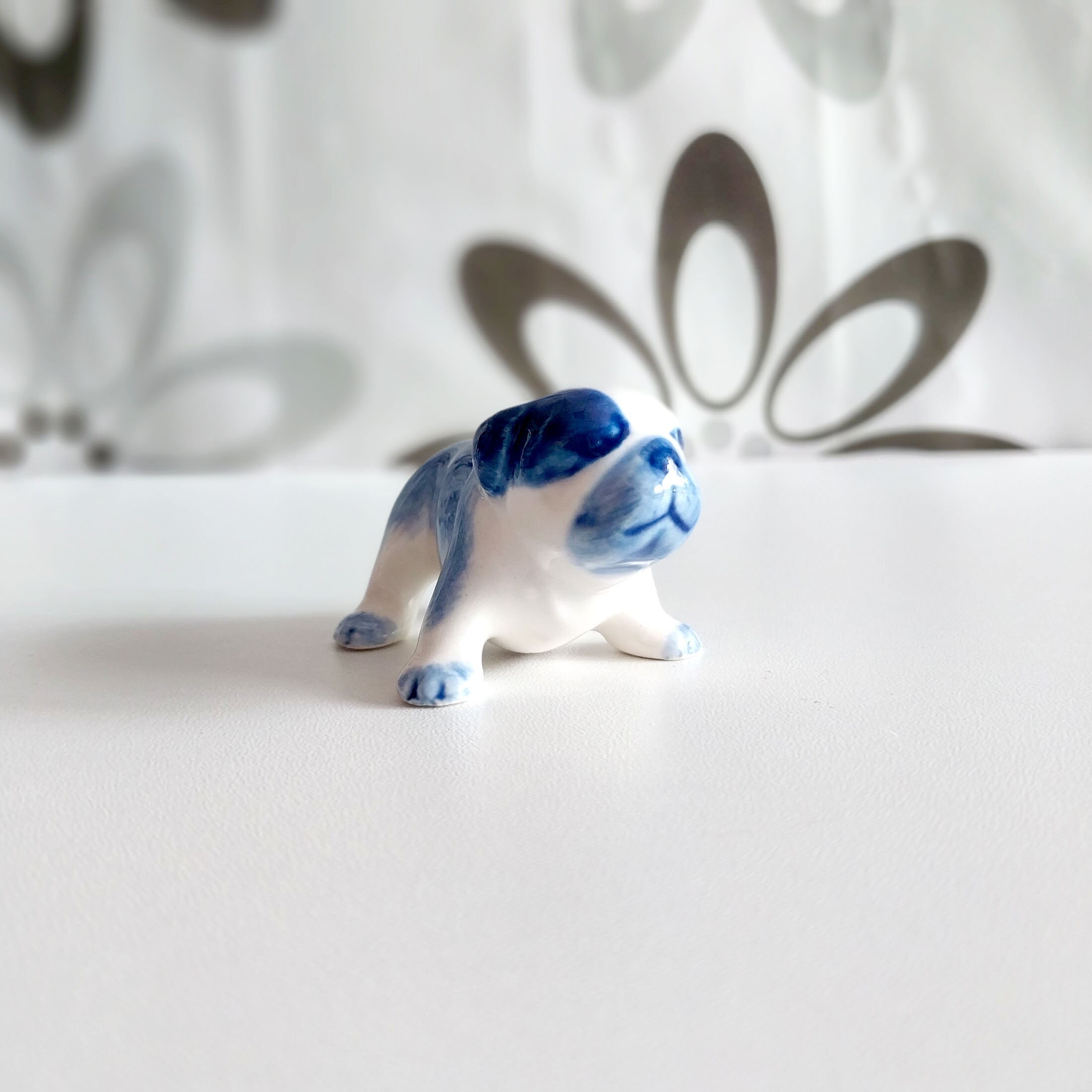 Adopt a Little Friends Small Ceramic Dog Figurines, Miniature Animal ...