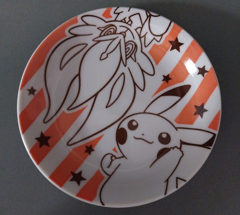 Pokémon Pikachu Monsters Ceramic Plate Japanese Plates Ceramics ...