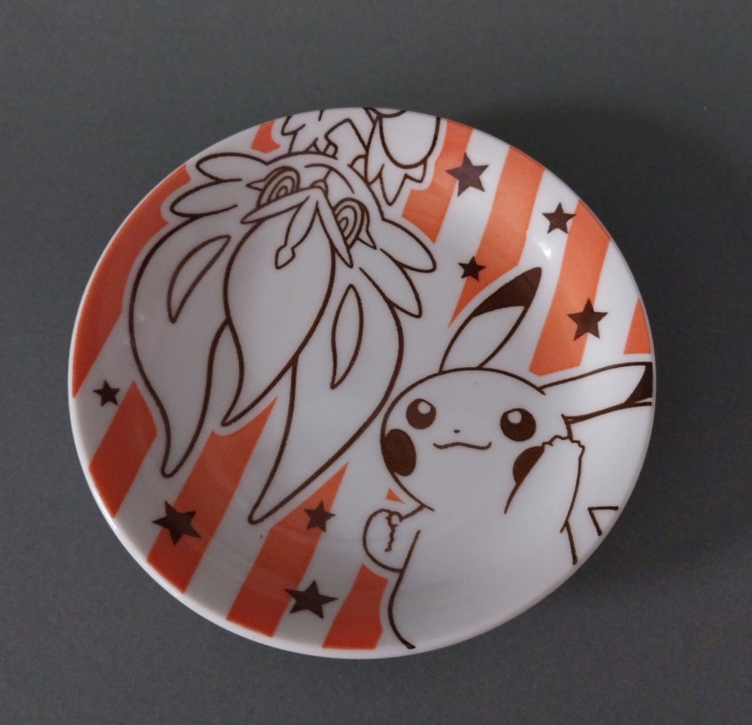 Pokémon Pikachu Monsters Ceramic Plate Japanese Plates Ceramics ...