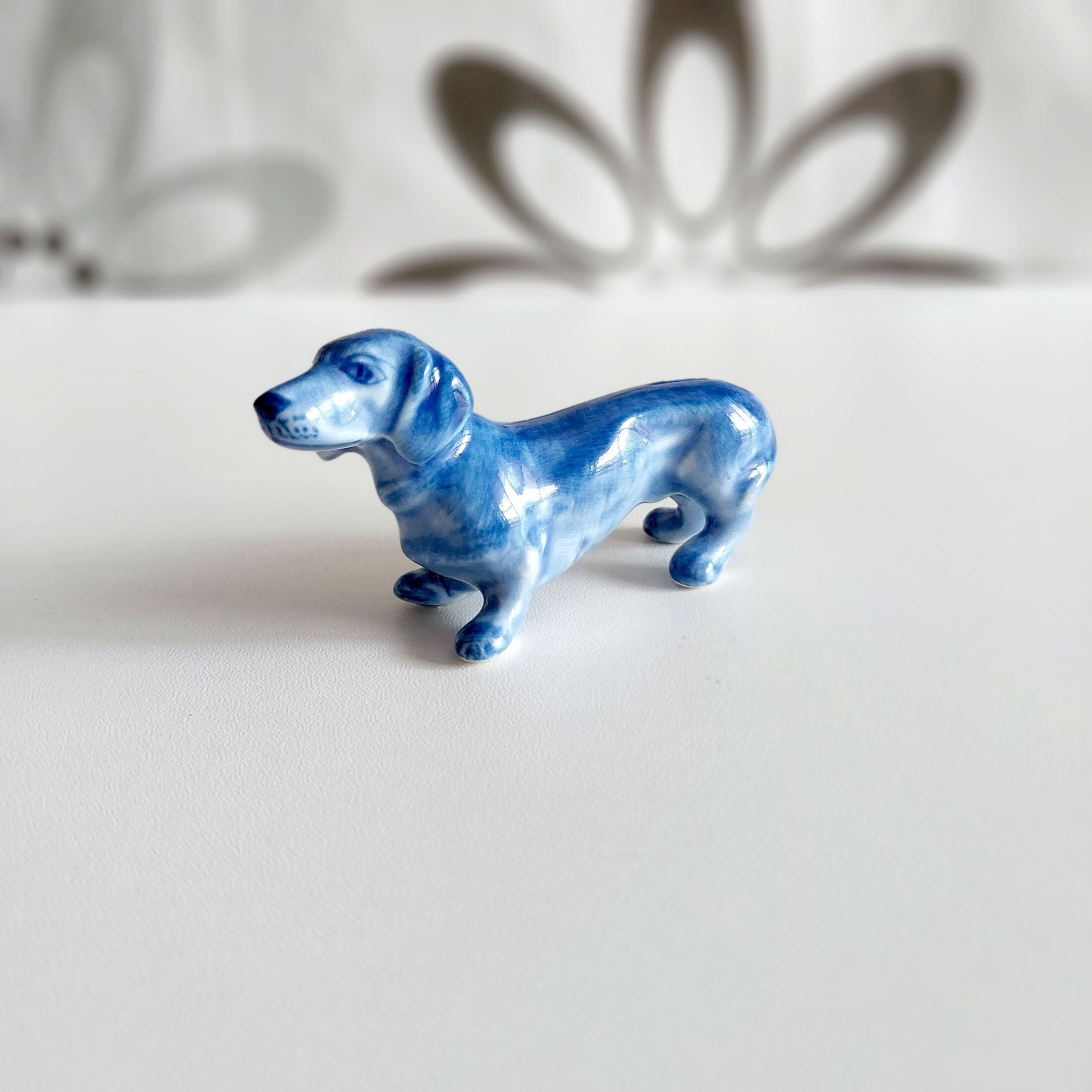 Adopt a Little Friends Small Ceramic Dog Figurines, Miniature Animal ...
