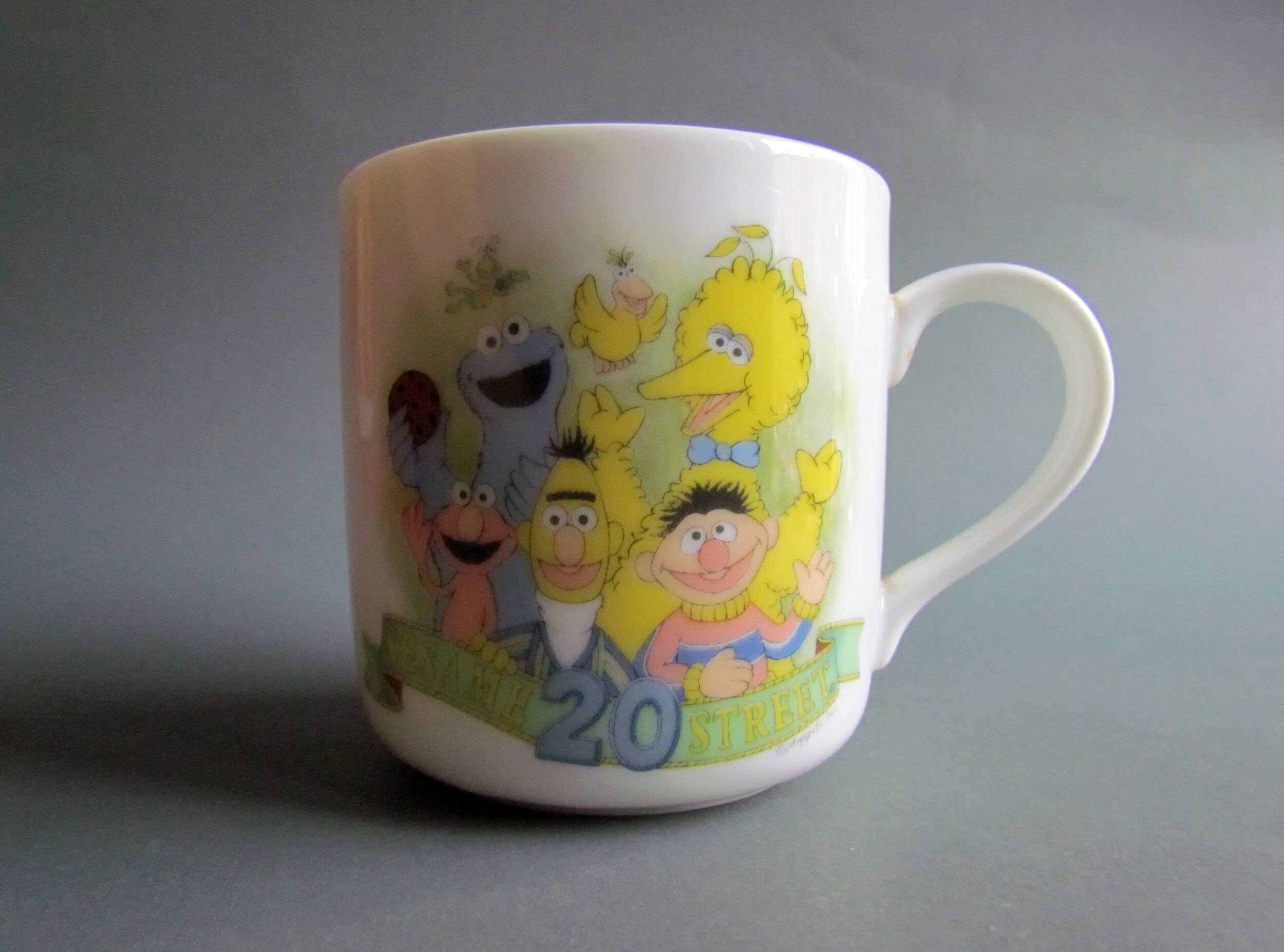 Vintage Sesame Street Mug, Muppets Ceramic, Coffee Mug, Sesame Street ...