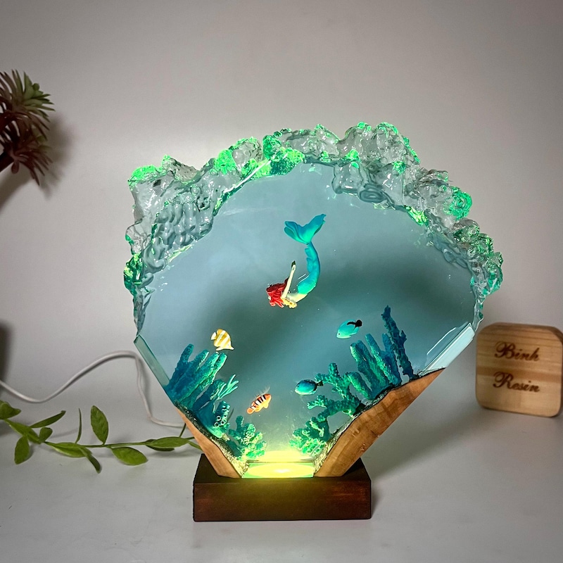 Mermaid Lamp - Etsy