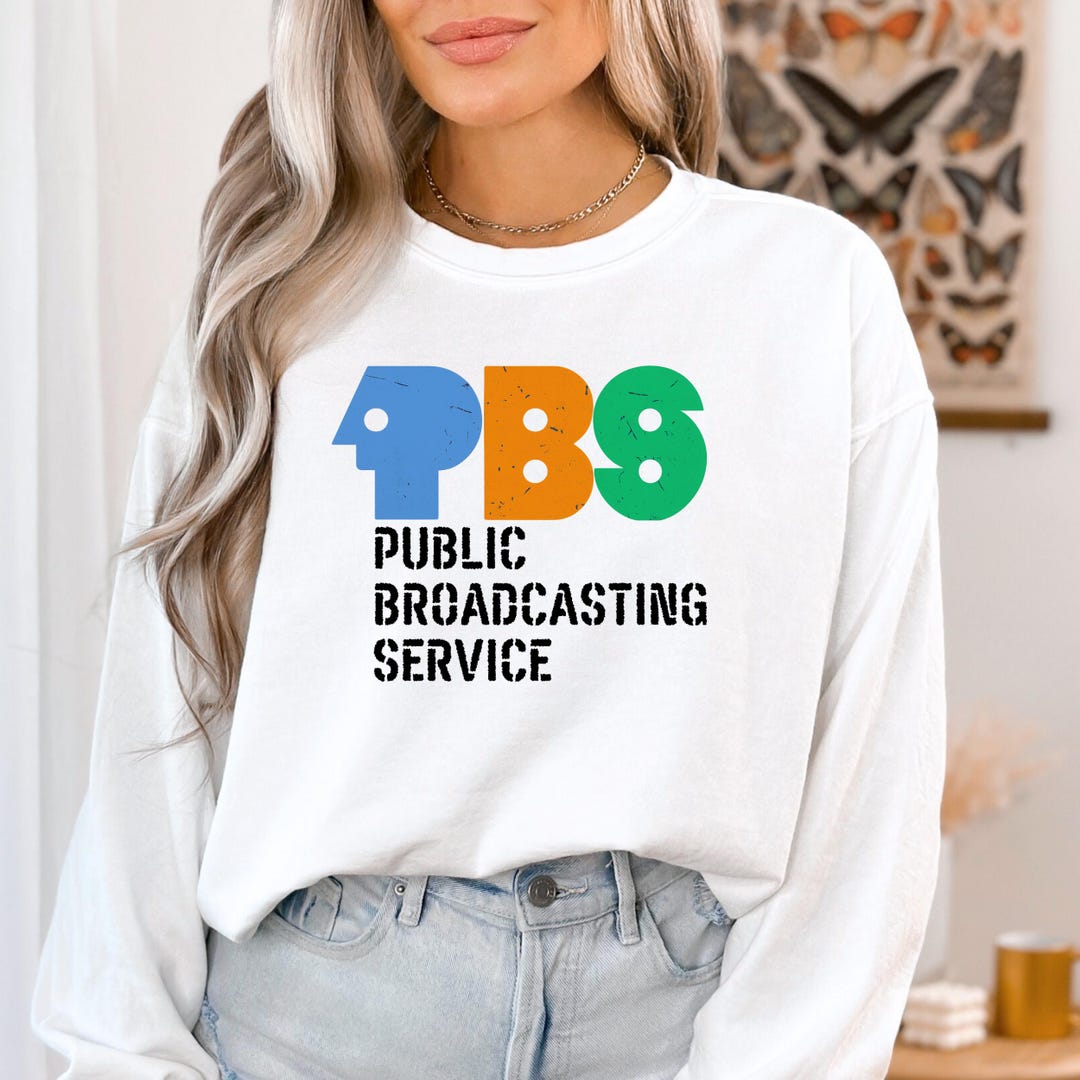 Comfort Colors® PBS Shirt, Retro Logo Sweatshirt & Long Sleeve, 70s ...