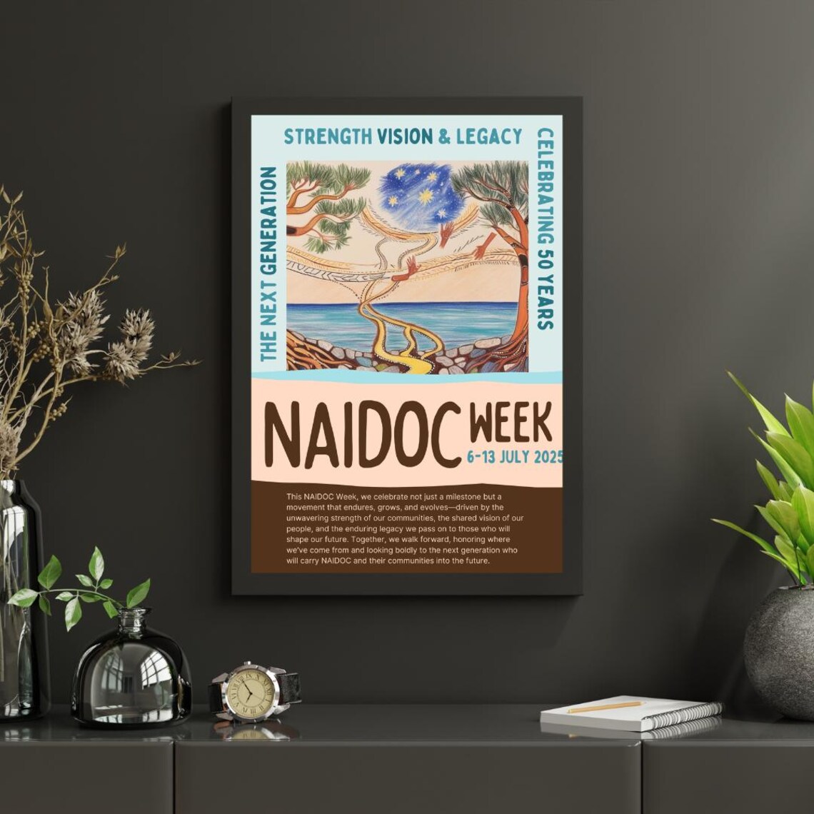 2025 NAIDOC Week Poster – Original Aboriginal Art Print | “the Next ...