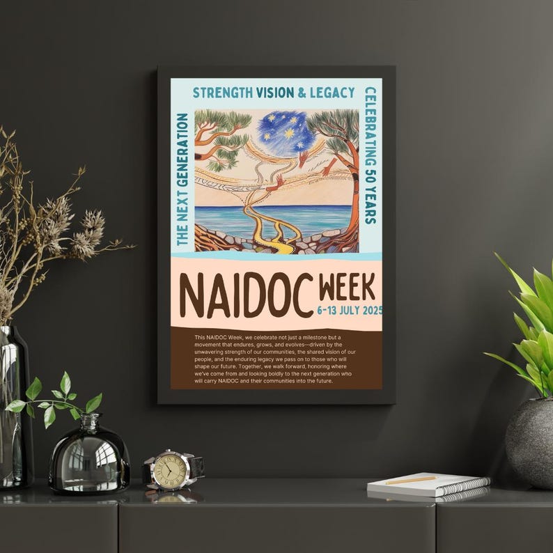 2025 NAIDOC Week Poster – Original Aboriginal Art Print | “the Next ...