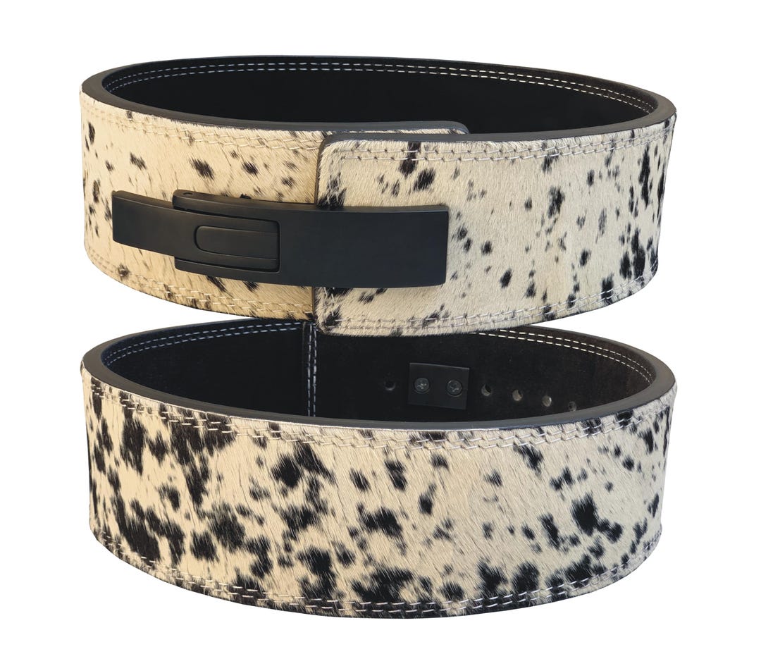 Handmade Natural Cowhide Weight Lifting Powerlifting Lever Belt ...