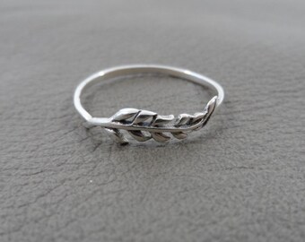Branch Leaf Ring - Etsy