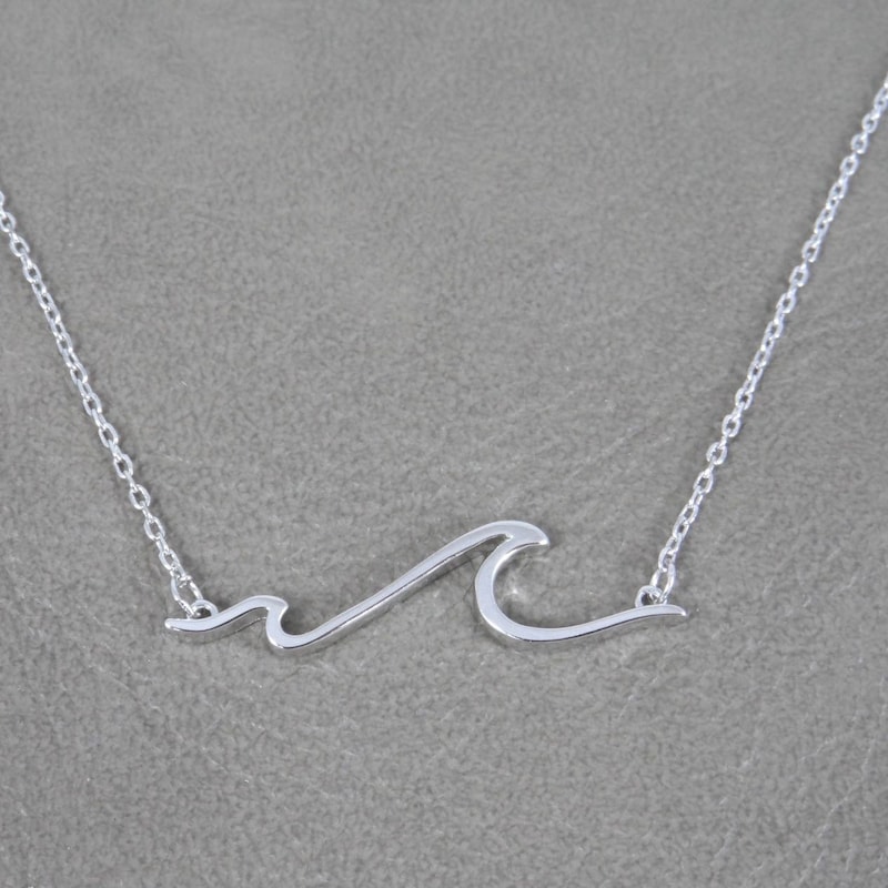 T Ocean Necklace - Etsy