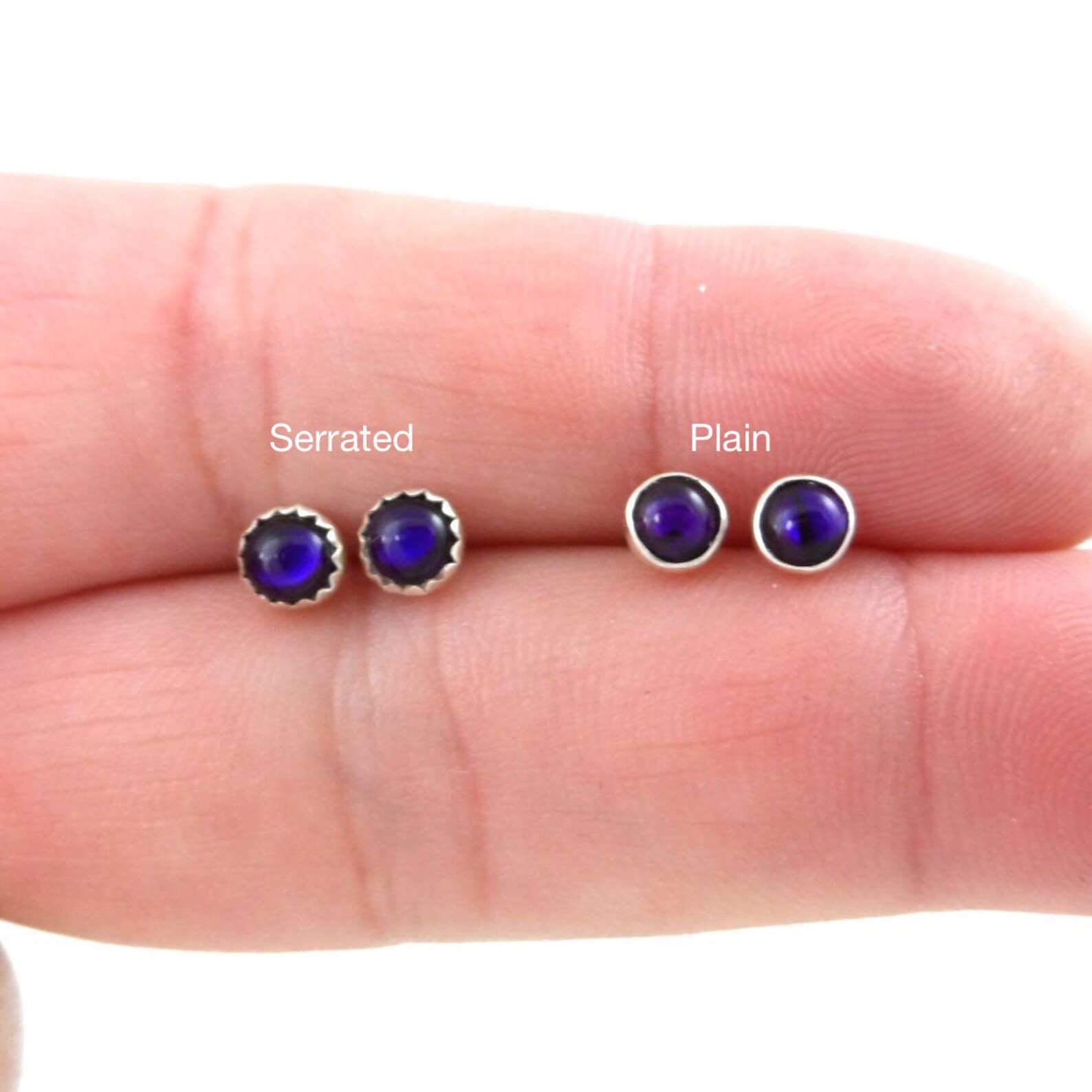 Purple Paua Shell Sterling Silver Earrings Abalone Stud | Etsy