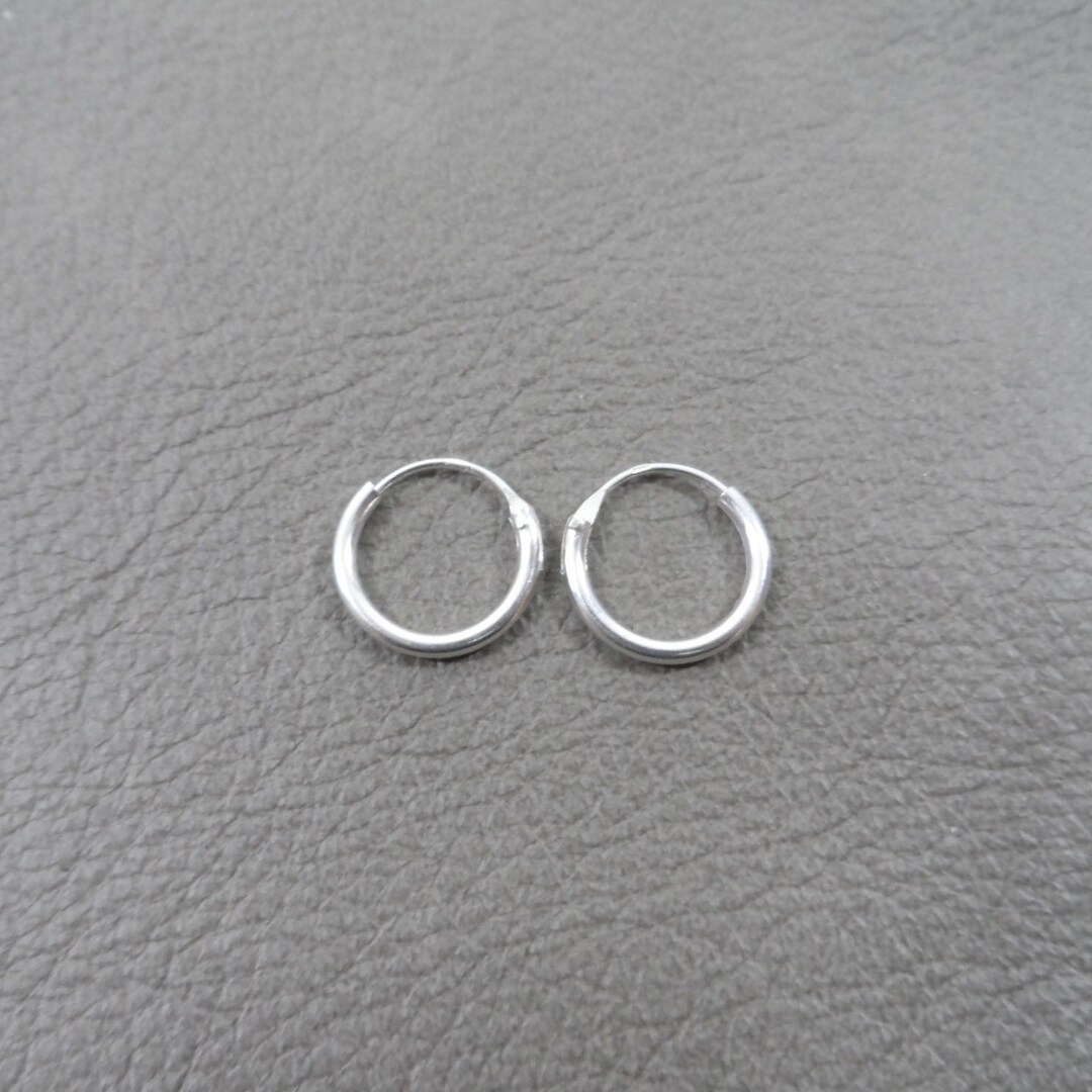 SALE! Tiny Hoop Silver Earrings, Upper Hoop Earrings, Sterling Silver ...