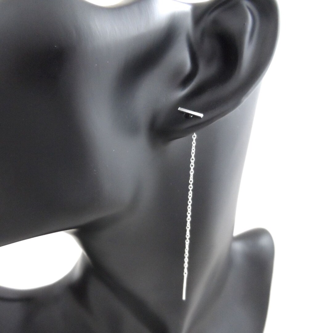SALE! Ear Threader Earrings in Sterling Silver, Sterling Silver Ear ...